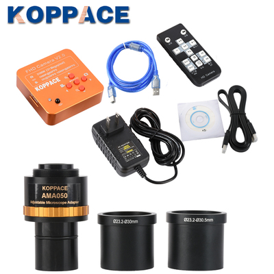 包邮2100万像素工业相机配0.5X电子目镜含23.2转30和30.5mm接口