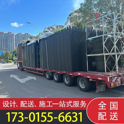 蓝色新料PP模块雨水收集系统 调蓄池PP模组蓄水池设计 雨水回收模