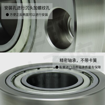 KFD双轴不带卡簧圆法兰组件带座轴承BGRC BFR62 固定轴承座3-15