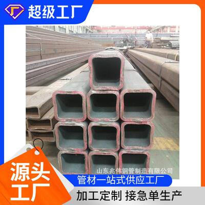 Q390B强方管 制造新能源汽车结构用Q390E强方管方矩管