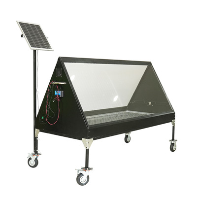 AMS20A移动箱式太阳能烘干机数显温湿度水果海鲜鱼肉粮食蔬菜