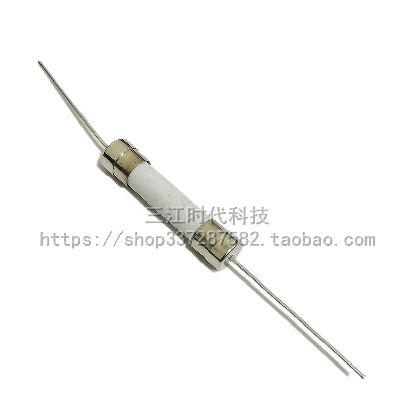 0.5A 1A 2A 2.5A 3.15A 4A安空调电磁炉带引脚陶瓷保险丝管250V