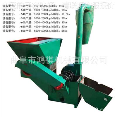 福安KSN碎 秸秆秸龙草料粉碎机 大号双沙克破机 秆粉草机