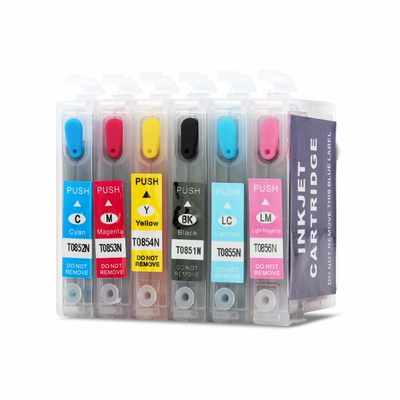 适用爱普生R330 1390打印机墨盒 T60 t0851 85N填充连供墨盒墨水