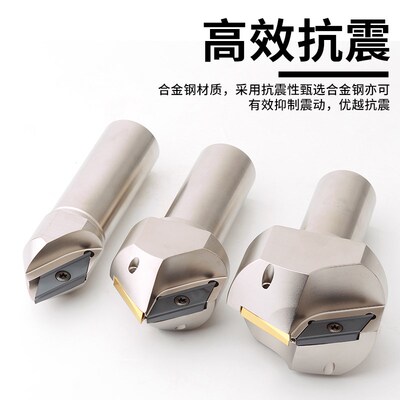 CNC加工中心舍弃式大范围ECC31005R加长刃倒角刀杆30度45 60
