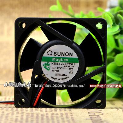 原装 TAJUN KDE1206PTV1 12V 1.4W 6CM 6025 2线静音 散热风扇