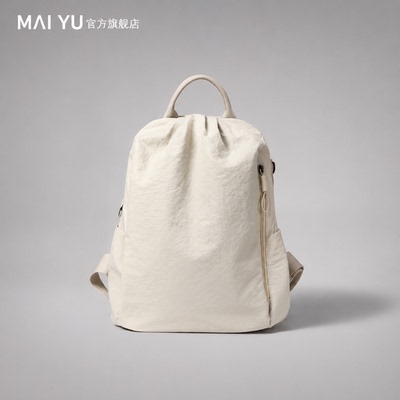 MY徒步双肩包女旅游轻便书包女大学生日系简约百搭轻量化登山小包
