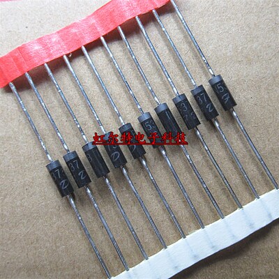 5W稳压管 62V 1N5372B 68V 1N5373B 75V 1N5374B  (10只)