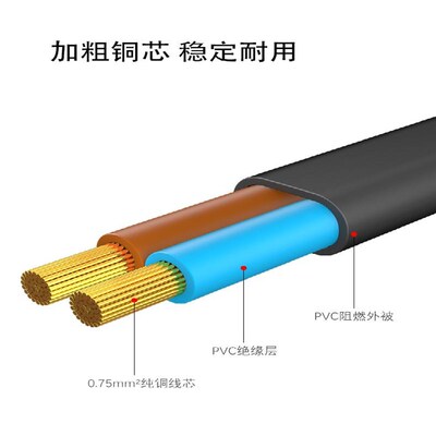 HKC惠科液晶显示器电源线 AC线插头线S932i S2035i 2136 S2232i等