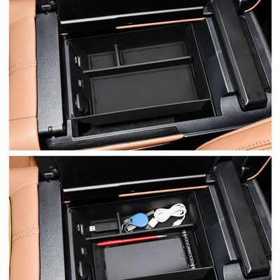 适用23-25f款Toyota埃尔法40系扶手箱储物ALPHARD 40中央置物收纳
