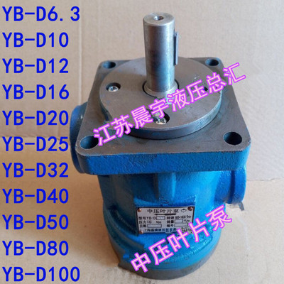 液压中压叶片泵YBD32 YB-D40 YB-D50 YB-D63 YB-D80 YB-D100YBD25