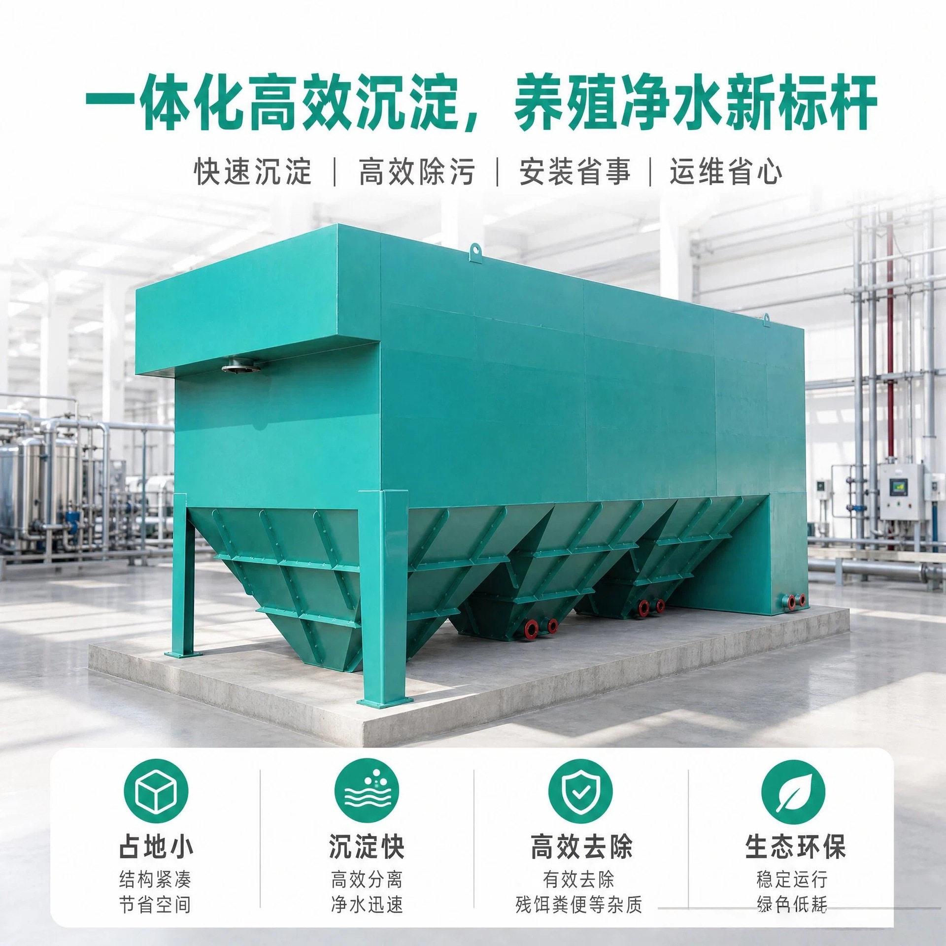 养殖粪污沉淀密度设备 工厂化水产养殖污水处理一体机处理设备