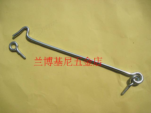 10寸老式窗户风钩/铁扎钩搭勾/窗钩风勾/挂钩钩钉/门窗搭钩