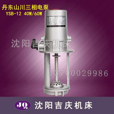 沈阳机床 丹东山川三相电泵 YSB-12水泵40W 60W冷却泵 冷却水泵