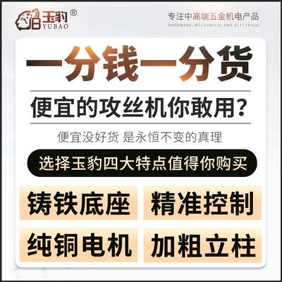 重型工级台攻式丝机全自动小型电动牙机SWJ攻丝机12/1业6套丝螺纹