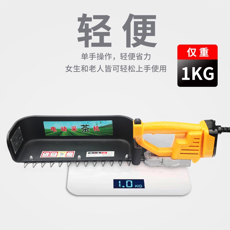 首程无刷电动采茶机单人小型手提自动摘茶叶草莓割叶修剪机采摘机