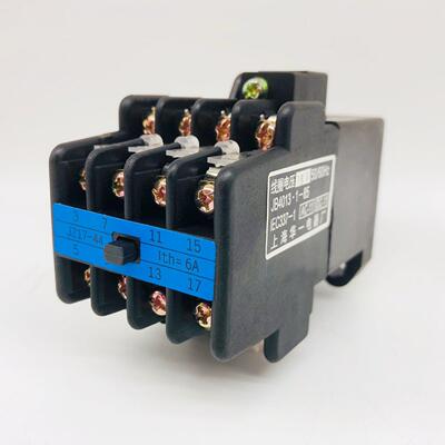 上海华一中间继电器JZ17-44开4闭Ith=6A接触器 4A C220V 110VJZ17