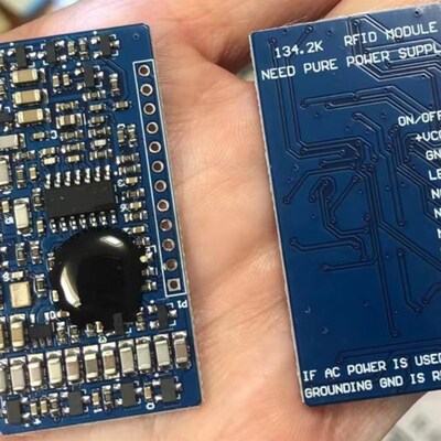 125K134.2K低频远距离RFID读卡模块ISO11784/85FDX-B动物芯片识别