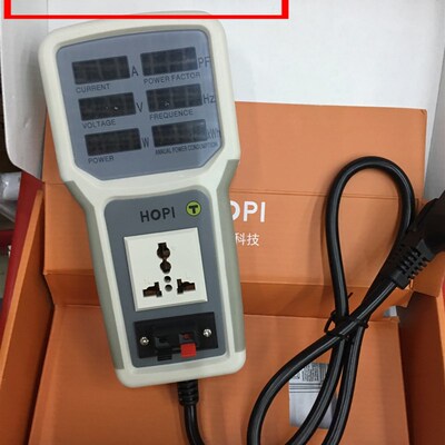 宏品HP9800插座功率计电量电参数测试仪计量插座功率20A4000W自动