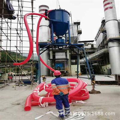 热电厂清灰气力输送机 吸送一体式水泥灰装车机 矿粉装输灰机