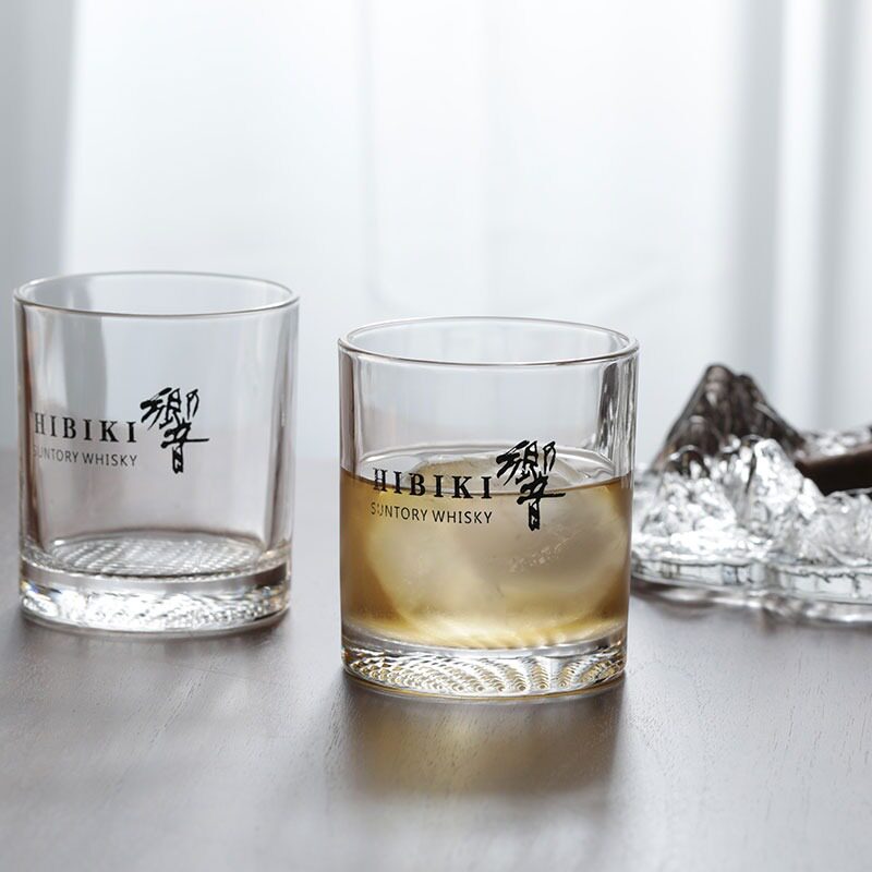 日式威士忌杯洋酒杯响HIBIKI洋酒水晶玻璃杯山崎杯白州古典杯酒具