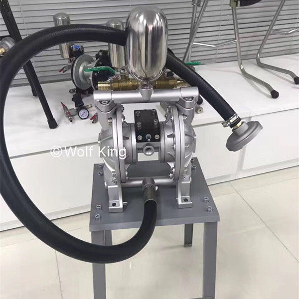 WOLFKING狼王A-20气动隔膜泵油泵浦油漆泵 双隔膜泵 滚涂机隔膜泵