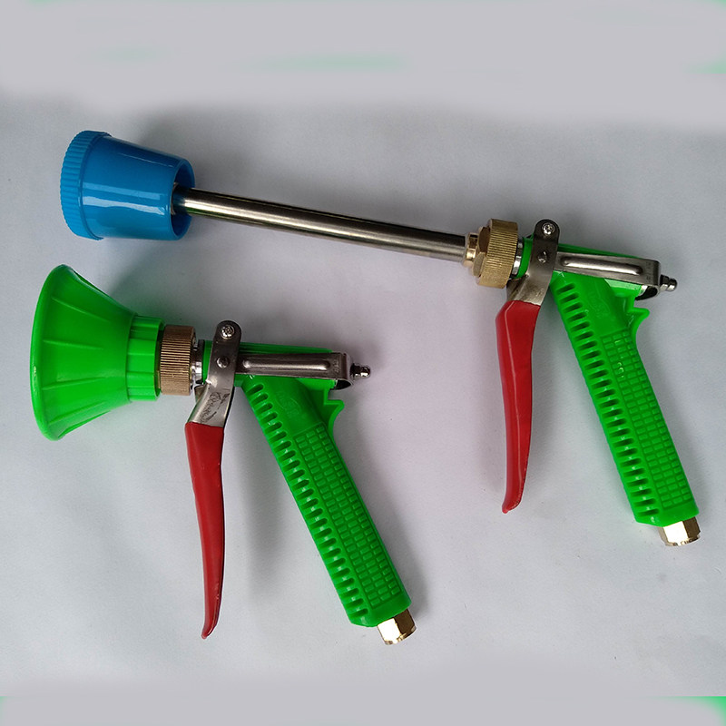 高压手压农用可调节打药枪洗车浇水喷雾机动器打药果树打药手枪式