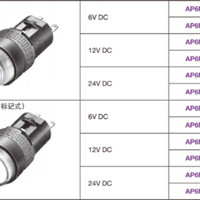IDEC和泉AP6M122G AP6M111G指示灯AP6M166Y 222G 122R Y PN10 A W