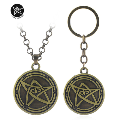 克苏鲁神话周边旧神之印金属挂件