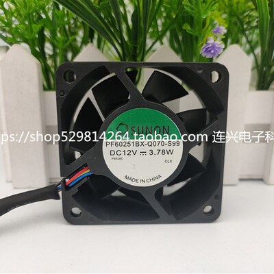 PF60251BX-Q070-S99建准SUNON 6025风扇12V 3.78W四线PWM调速风扇