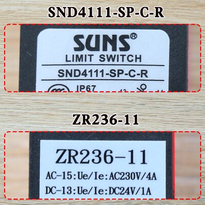 日立电梯涨紧轮开关SND4111-SP-C-R原装ZR236-11限位行程手动复位