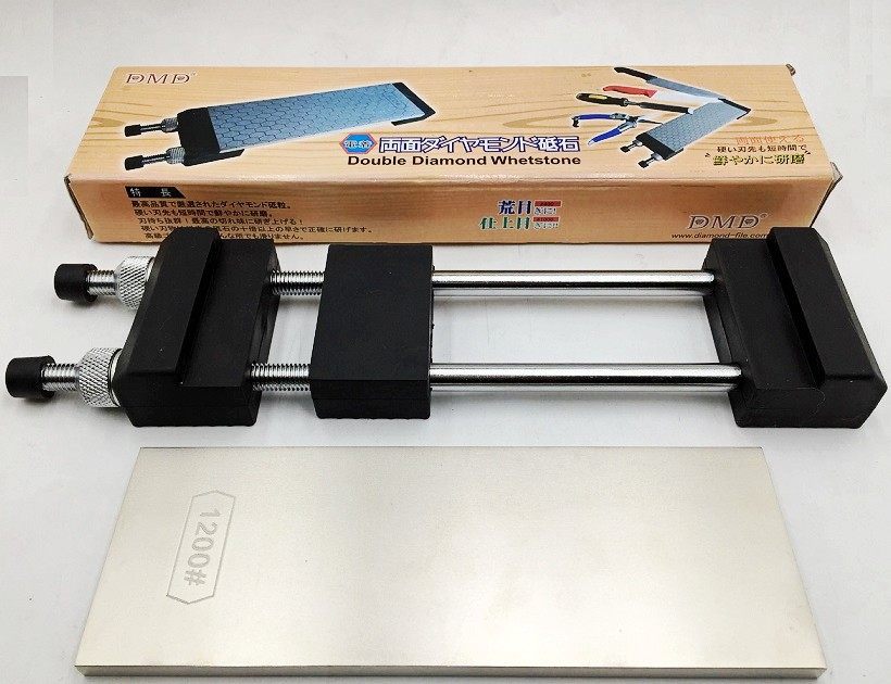 754-400#+1200#进口品质金刚石油石 金刚石磨刀器 磨刀石刀架未改