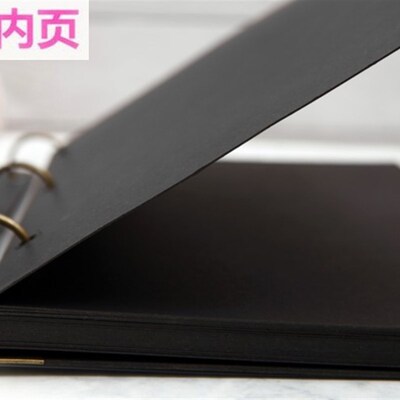 空白DIY粘贴式相册复古创意毕业同学录剪贴收纳影集手帐本记念册