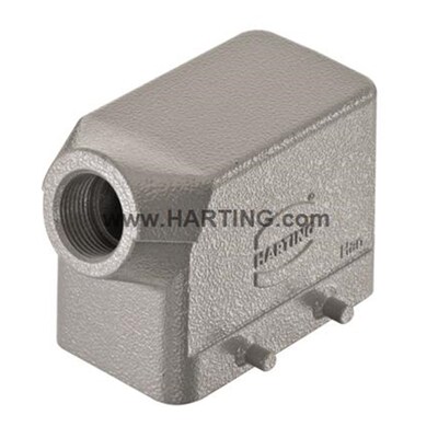 哈丁HAN10B 双扣上壳侧出线19300101520 重载连接器 M20