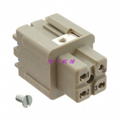 HARTING重载连接器 09200032733 哈丁浩亭航空插头 HAN 3A-F-QL