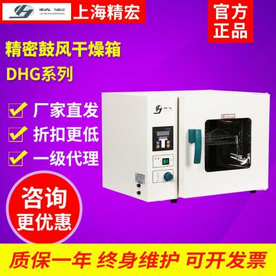 上海精宏DHG-9011A/DHG-9141A鼓风干燥箱电热恒温烘箱实验室立式