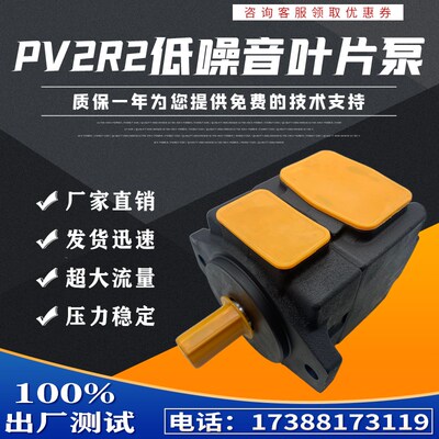 定量叶片泵PV2R2-23/33/41/47/48/53/59/65-F-R-F1注塑机高压油泵