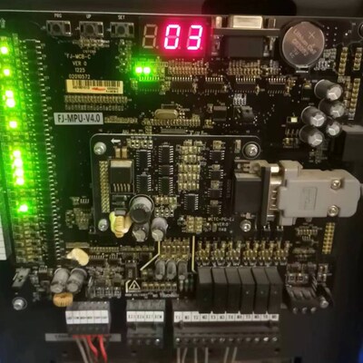 电梯配件恒达富士默纳克变频器主板原装FJ-MCB-C/FJ-MPU-V4.0