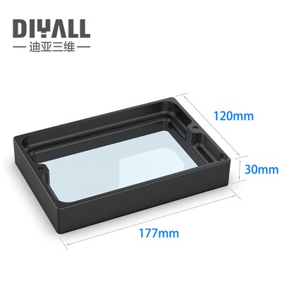 光固化3D列印机铝合金料槽 DOU系列套件 迪亚三维列印机配件