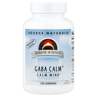 Source Naturals/源美Serene Science GABA Calm伽玛氨基丁酸