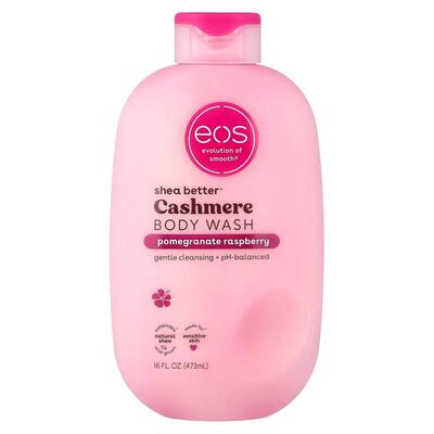 EOS,Shea Butter™ Cashmere Body Wash, Pomegranate Raspberry,