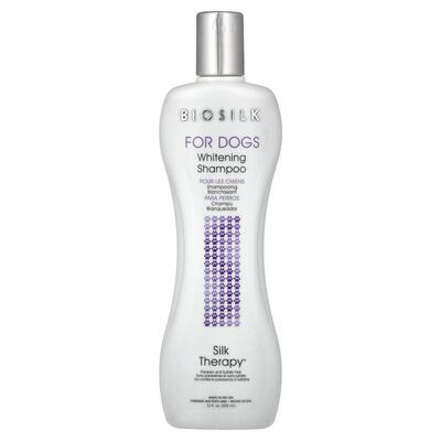 Biosilk,Silk Therapy，狗狗洁白洗发水，12 液量盎司（355 毫升