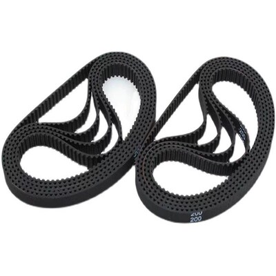 2GT 橡胶同步带 同步轮带 254/256/258/260/262/264mm 可定制宽度