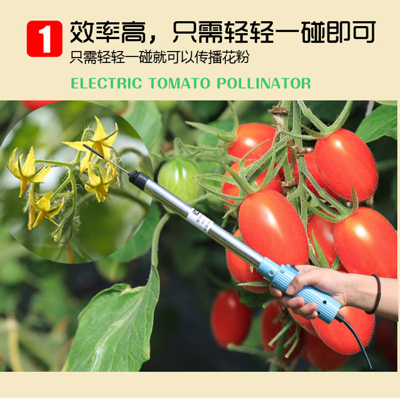 新款番茄授粉器大棚番茄点花机点花器西红柿电动授粉器茄子授粉机