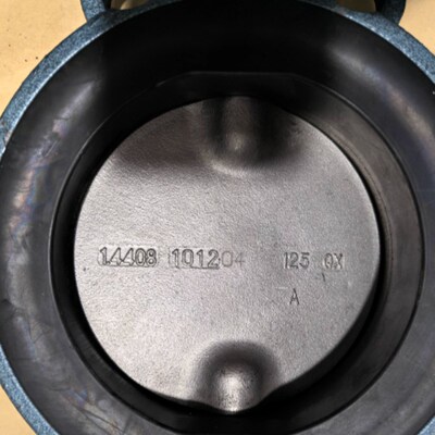 EBRO依博罗手动蝶阀 衬胶软密封 Z011-A DN125 PN16