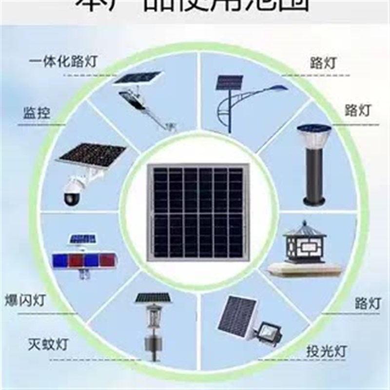 5V太阳能板USB接口光伏板户外发电移动便携应急锂电池充电板3.7v