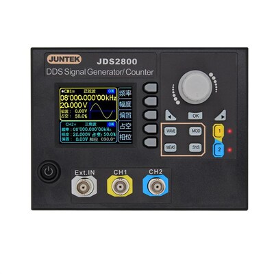 JDS2800镶嵌面板式函数信号发生器DDS双通道信号源60MHz