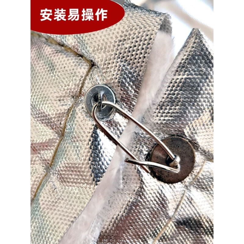 隔热棉排烟管耐高温防火棉防烫排气管隔热棉套三元催化保温棉拆卸