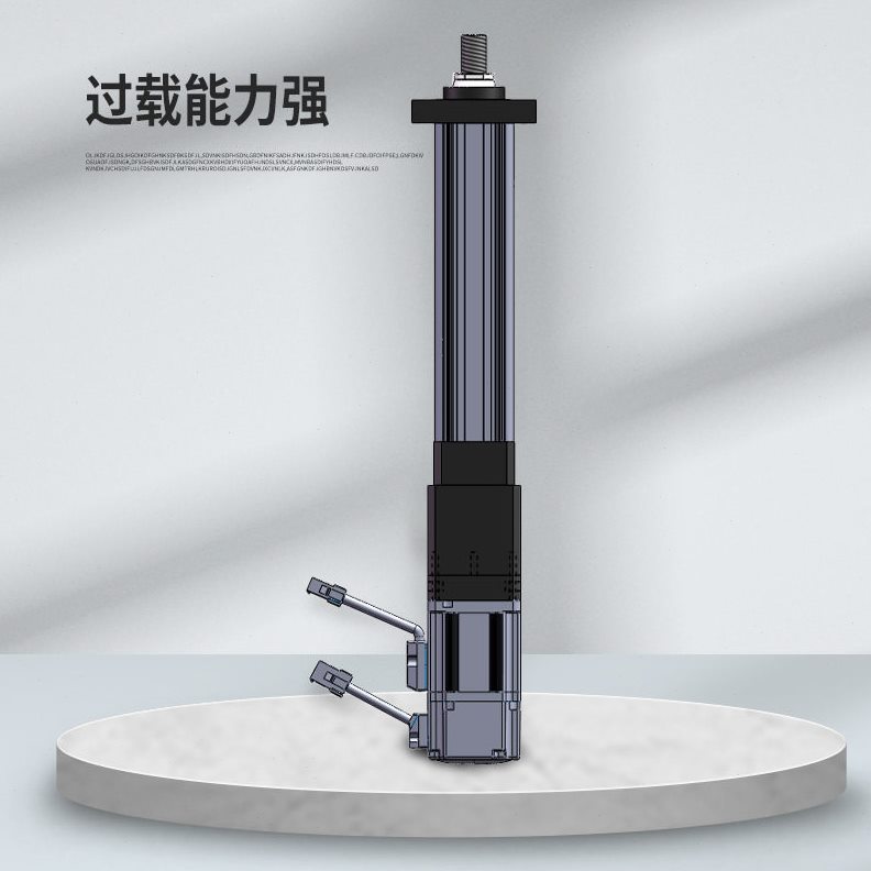 甄选伺服电动缸L型折返式直线电动推杆工业定位系统负载L型电动缸