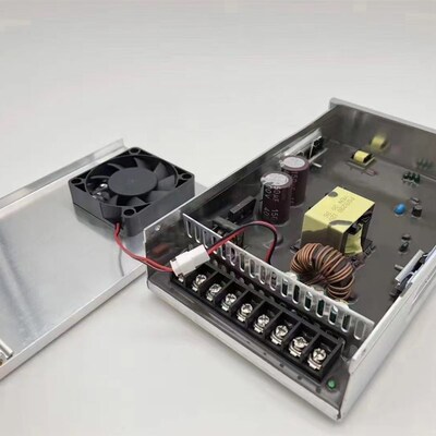 户外变压灌胶12V400W防雨防水发光字招牌亮化工程电源防潮湿海边
